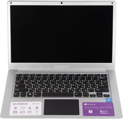 Характеристики Ноутбук IRBIS NB NB244 NB244, 14.1", Intel Celeron N3350 1.1ГГц, 2-ядерный, 4ГБ ...
