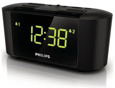 Обзор товара радиобудильник Philips AJ3500/12, черный (651055) в ...