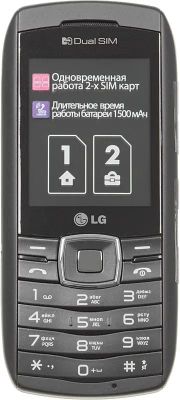 Сотовый телефон LG GX300, черный – купить в Ситилинк | 228754