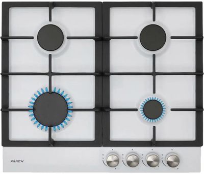 Газовая варочная панель AVEX HS 6241 W, независимая, белый – купить в Ситилинк | 1744832