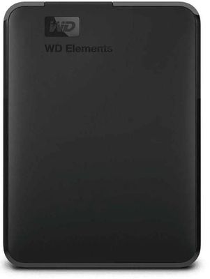 Внешний диск HDD WD Elements Portable WDBU6Y0050BBK-WESN, 5ТБ, черный ...