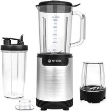 Блендер Vitek VT-8528, стационарный, черный/серебристый – купить в ...