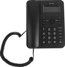 Проводной телефон TeXet TX-264, черный – купить в Ситилинк | 2004134