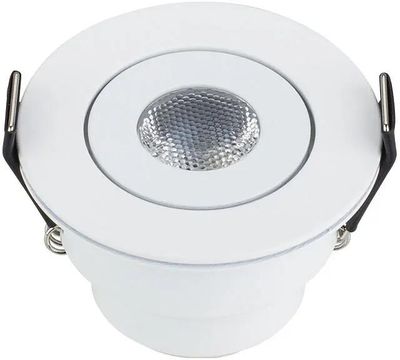 Обзор товара светильник ARLIGHT Ltm Ltm-r52WH, 3Вт, х 1шт, встраиваемый, на стену, белый ...