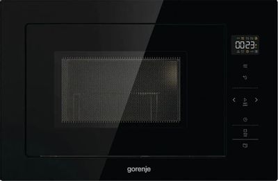 Встраиваемая микроволновая печь Gorenje BM251SG2BG, 25л, 900Вт, черный ...
