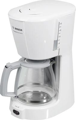 Обзор товара кофеварка Bosch TKA3A031, капельная, белый (1851962) в ...