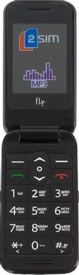 Сотовый телефон Fly Ezzy Trendy серый – купить в Ситилинк | 850124