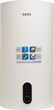 Характеристики Водонагреватель OASIS Steel 50SN, проточно-накопительный, 2000кВт, 50л, белый ...