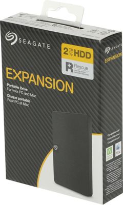 2ТБ Внешний диск HDD Seagate Expansion Portable STKM2000400, USB 3.0 ...