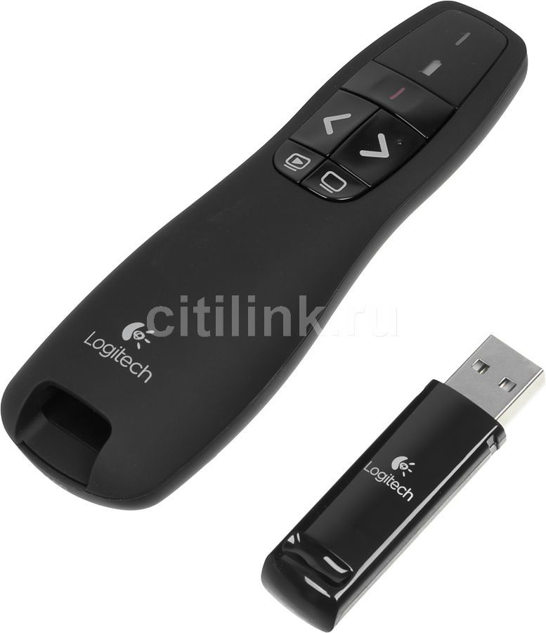 Презентер Logitech R400, черный [910-001356] – купить в Ситилинк | 552099
