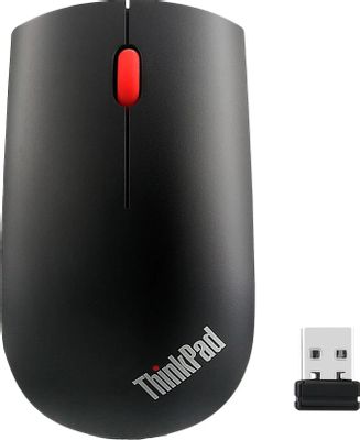 Мышь Lenovo ThinkPad Essential, оптическая, беспроводная, USB, черный ...