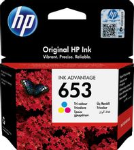 Картридж HP 653, многоцветный / 3YM74AE – купить в Ситилинк | 1407544