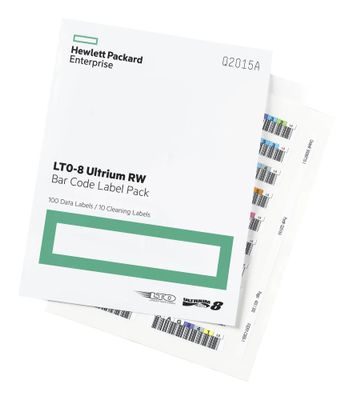 Наклейка HPE Q2015A LTO-8 Ultrium RW Bar Code Label Pack – купить в ...