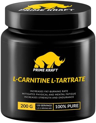 L-карнитин PRIME KRAFT L-Carnitine L-Tartrate, порошок , 200гр ...