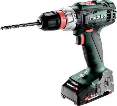 Дрель-шуруповерт METABO BS 18 L, 2Ач, с двумя аккумуляторами [602320500 ...