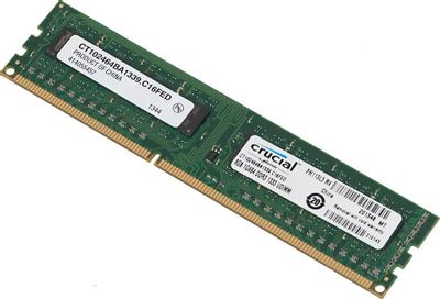 Обзор товара оперативная память Crucial CT102464BA1339 DDR3 - 1x 8ГБ ...