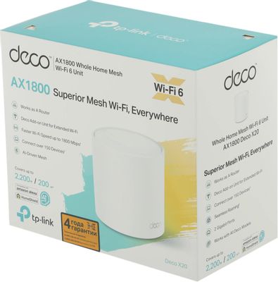 Mesh TP LINK Deco X20 AX1800 deco x20 1 pack 1777813