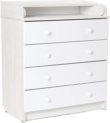 Характеристики Комод Bebizaro Waxed (BZWDFR/08/WH/TR) белый ЛДСП ...