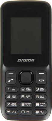 Сотовый телефон Digma A101 2G Linx, черный – купить в Ситилинк | 482615