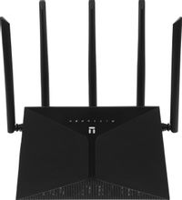 Wi-Fi роутер Netis NX30, Wi-Fi 6, AX3000, 2.4/5ГГц, 3 LAN, черный ...
