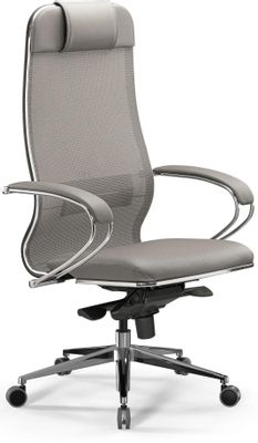 Кресло МЕТТА Comfort S Infinity Easy Clean, на колесиках, сетка/экокожа ...