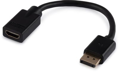 Переходник Buro DisplayPort (m) - HDMI (f), черный [bu-hdmi(f)-dp(m ...