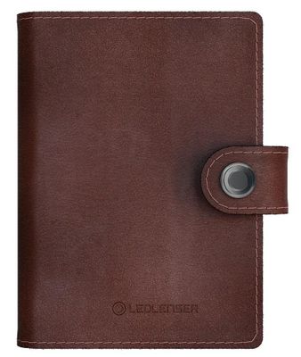 Кошелек LED Lenser Lite Wallet, кожа натуральная, темно-коричневый ...
