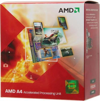 Процессор AMD A4 3300, SocketFM1, BOX [ad3300ojgxbox] – купить в ...
