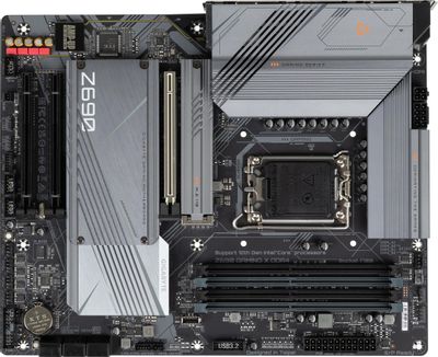 Материнская плата GIGABYTE Z690 GAMING X DDR4, LGA 1700, Intel Z690 ...