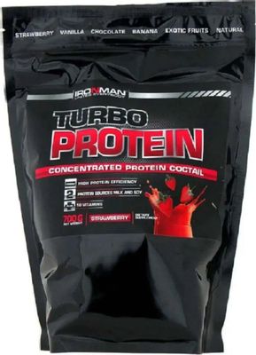 Отзывы на Протеин IRONMAN Turbo Protein, порошок , 700гр, Земляника в ...