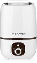 Увлажнитель воздуха ультразвуковой BRAYER 4701BR, 3л, белый/коричневый ...