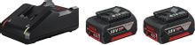 Характеристики Батарея аккумуляторная Bosch GBA, 18В, 4Ач, Li-Ion, ЗУ в ...