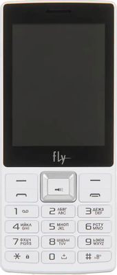 Характеристики Сотовый телефон Fly TS112, белый (380482) смотреть в СИТИЛИНК