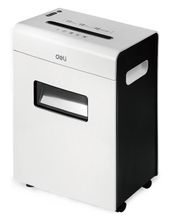 Уничтожитель бумаг Deli 9902, P-4, 3x15мм, 10 лист. одновременно, 23л ...