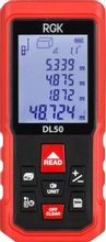 Лазерный дальномер RGK DL50, 2 класс лазера, 635нм, луч красный, с поверкой [755696] – купить в ...