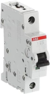 Характеристики Выключатель автоматический ABB S201 B25 (2CDS251001R0255) 25A тип B 20kA 1П 230В ...