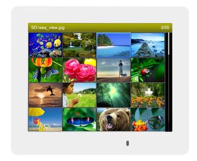 Обзор товара цифровая фоторамка TeXet TF-801, 8", белый (784865) в интернет-магазине СИТИЛИНК