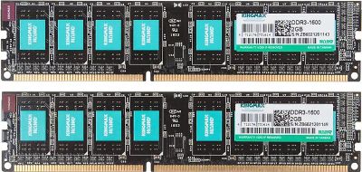 Оперативная память Kingmax NANO DDR3 - 2x 2ГБ 1600МГц, DIMM, Ret ...