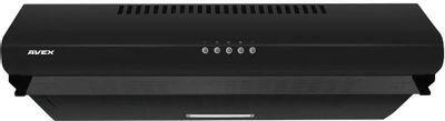 Характеристики Вытяжка козырьковая AVEX AS 6040 B, управление кнопочное, черный (1737411 ...