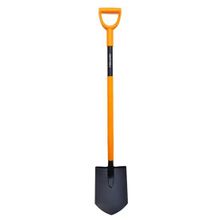 Лопата штыковая Fiskars Solid Plus для земляных работ, размер большой [1026662] – купить в ...