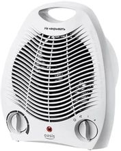 Тепловентилятор cпиральный OASIS SB-20 R (C), 2000Вт, с термостатом, 2 режима, белый – купить в ...